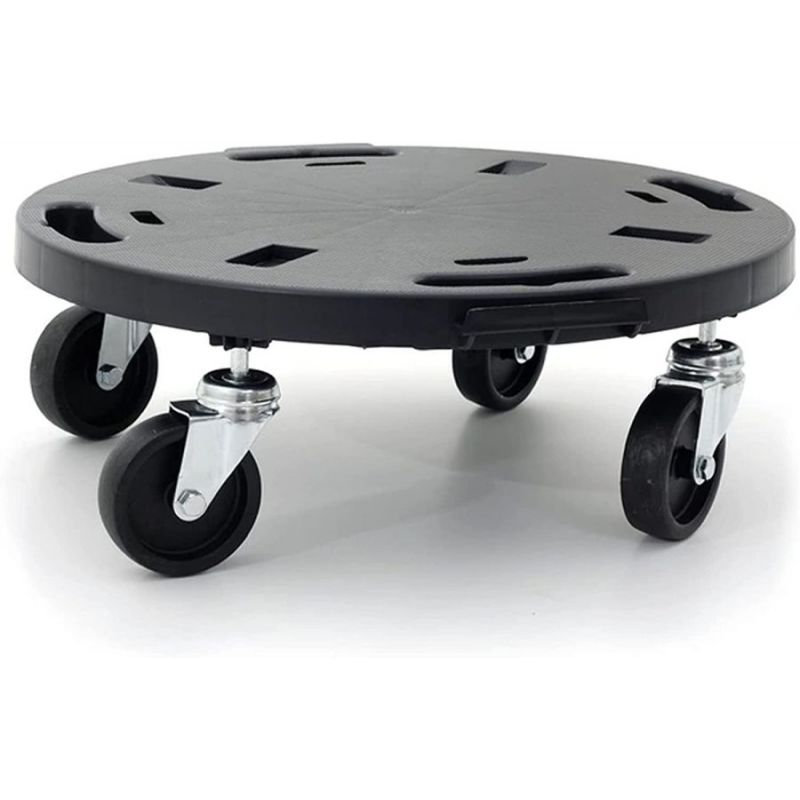 Support à roulettes rond diamètre 40 x 12,5 cm 4 roues Capacité max 275 ...