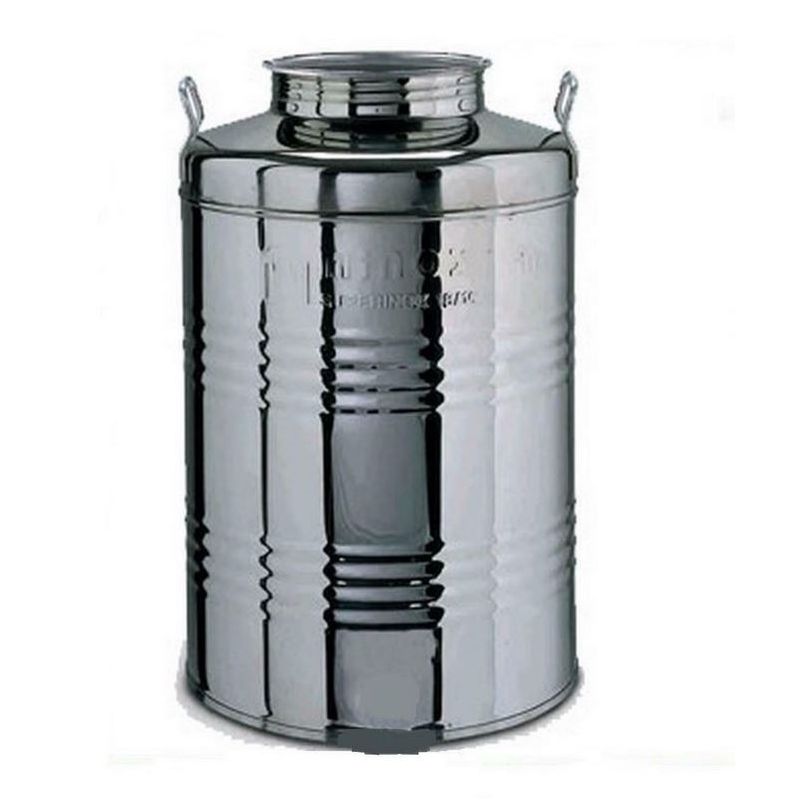 Bidon d'huile Inox Conteneur 15 litres OliVari